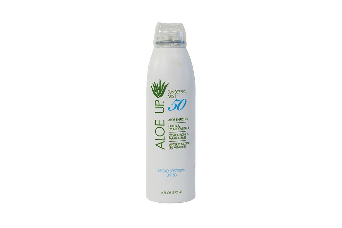 Aloe Up Sunscreen Mist 50 Spray - Sunscreens — Consumer NZ