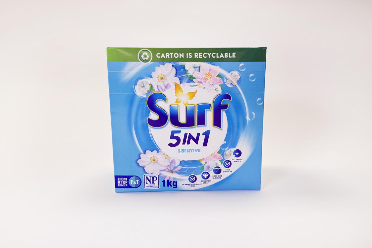 Surf 5 in 1 Sensitive - Powder - Laundry detergents — Consumer NZ