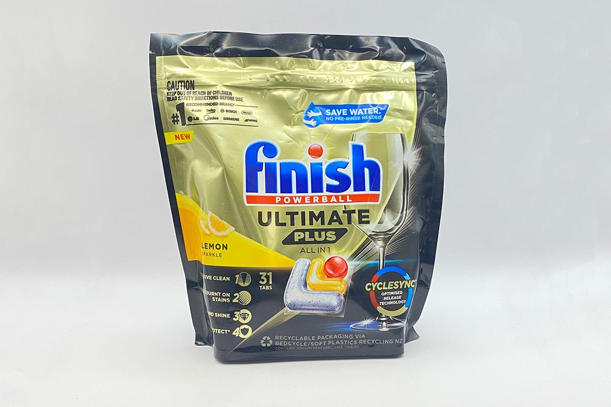 Finish Ultimate Plus All in 1 Lemon Sparkle - Dishwasher detergents ...