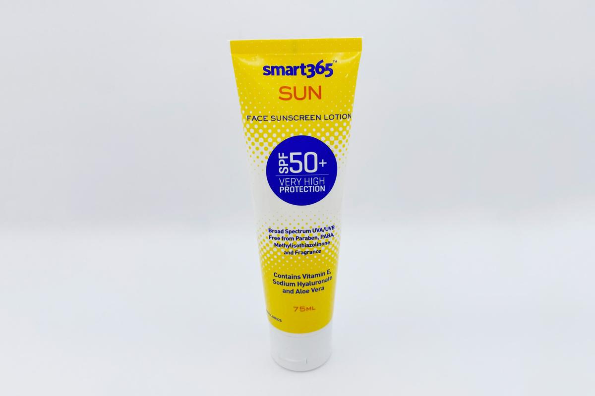 Smart 365 Sun Face Sunscreen Lotion SPF50+ - Sunscreens — Consumer NZ